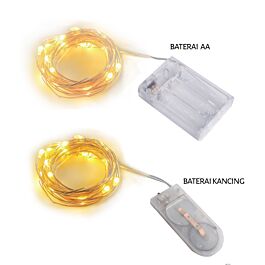 Lampu Tumblr LED 2m Copper Wire String Lights