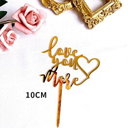 Topper Kue Acrylics Love Fst