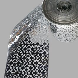 Silver Curves Wedding Ceiling Decoration (per meter)