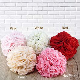 Snapped Rose Ball Fwr - Diameter 25Cm